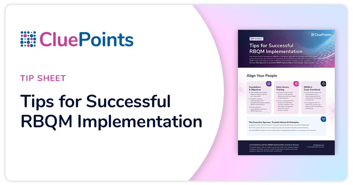 Best Tips for Successful RBQM Implementation | CluePoints
