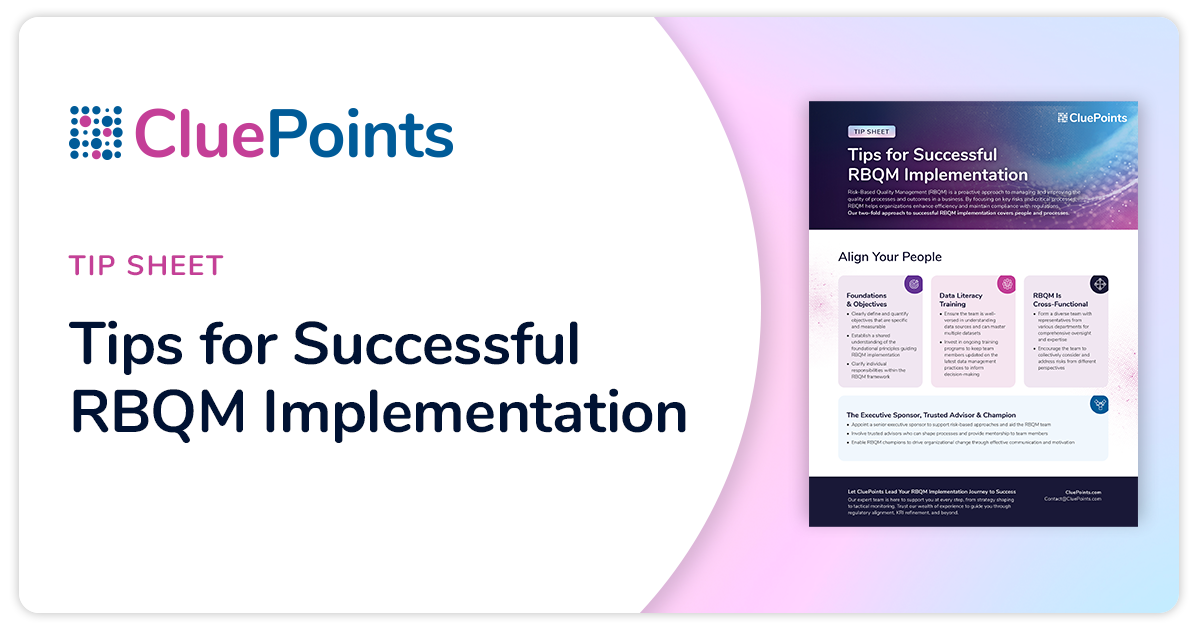 Best Tips for Successful RBQM Implementation | CluePoints