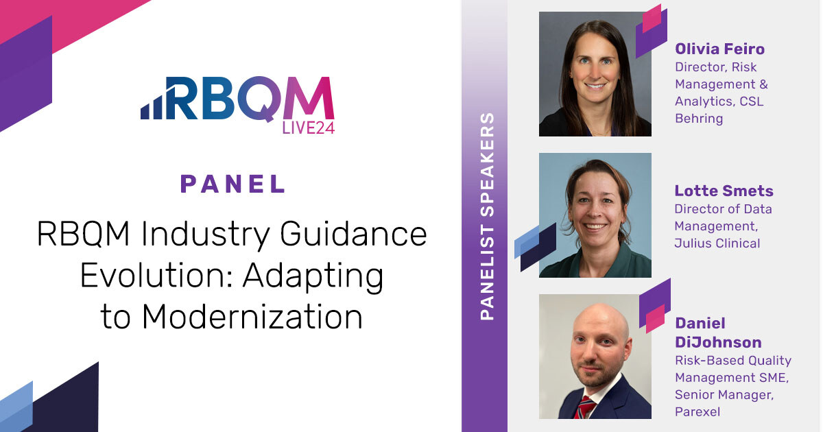 RBQM Industry Guidance Modernization Evolution | CluePoints